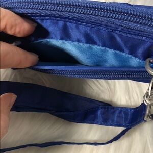 lug | Bags | Lug Royal Blue Nylon Rfid Crossbody Wallet Nwot | Poshmark